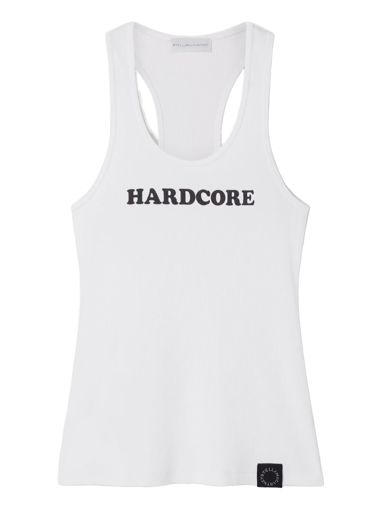 STELLA MCCARTNEY Stella McCartney "Hardcore" Slogan Tank Top